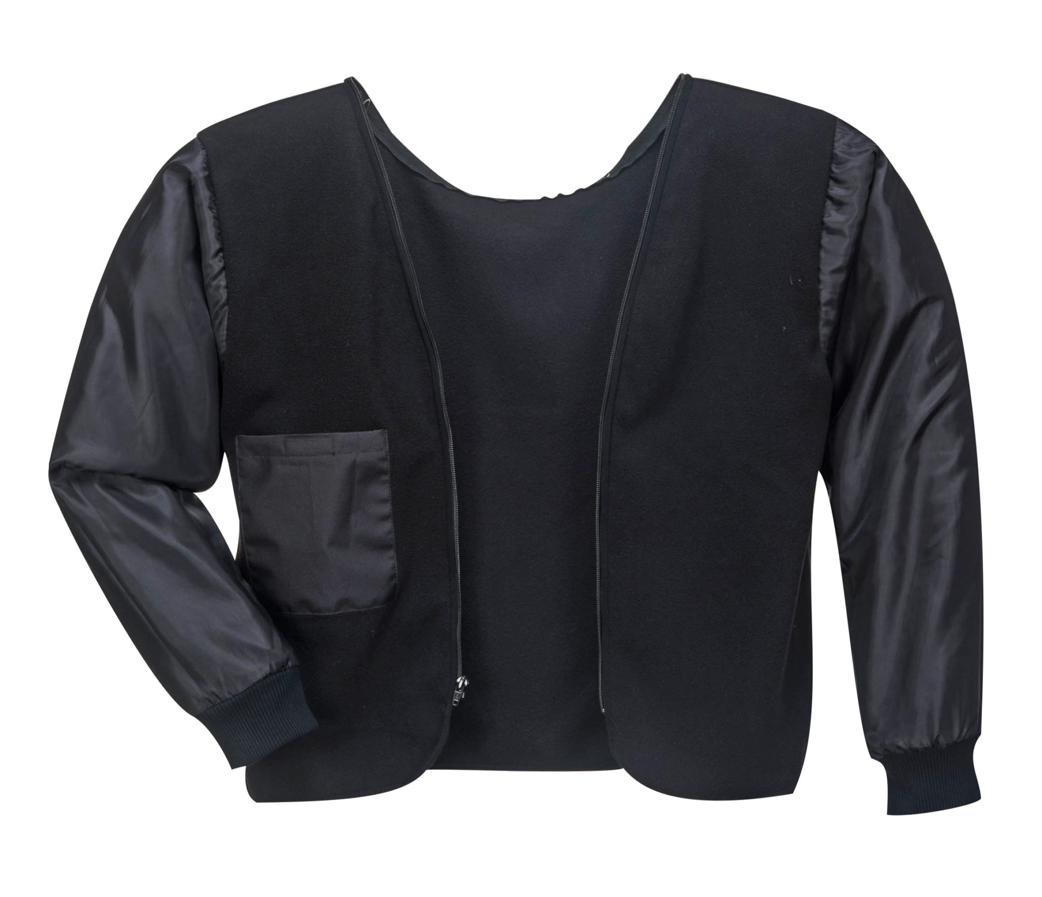 Hi-Vis Bomber Jacket with Contrast Tape and Bottom