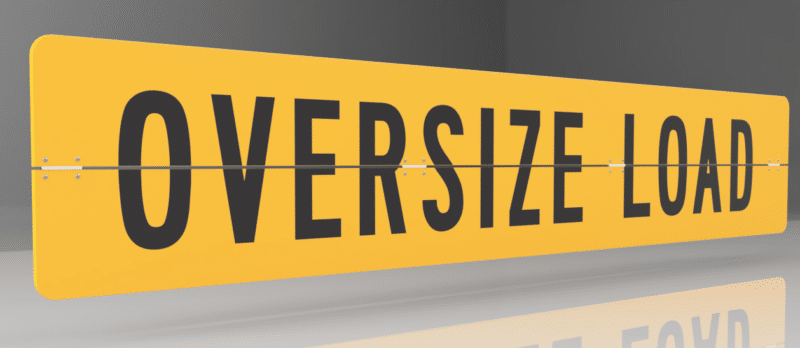 Oversize Load Sign 2022
